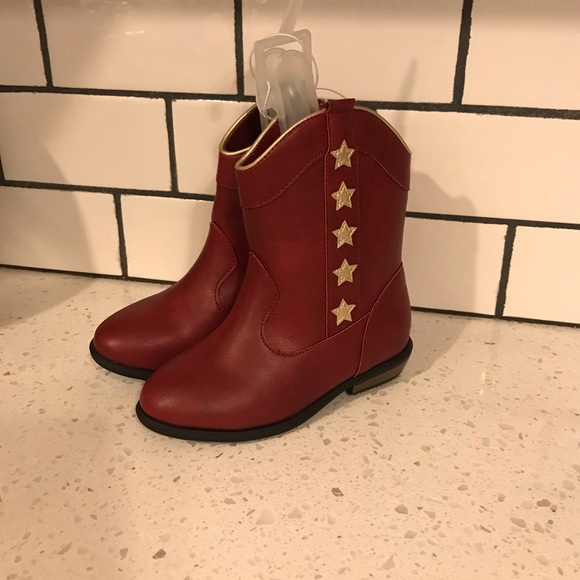 Shoes | Nwt Girls Red Cowgirl Boots | Poshmark
